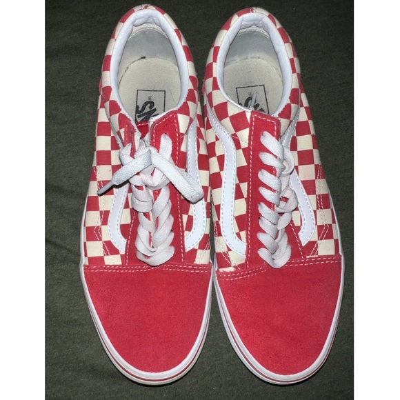 Vans | Shoes | Red Old School Vans | Poshmark
